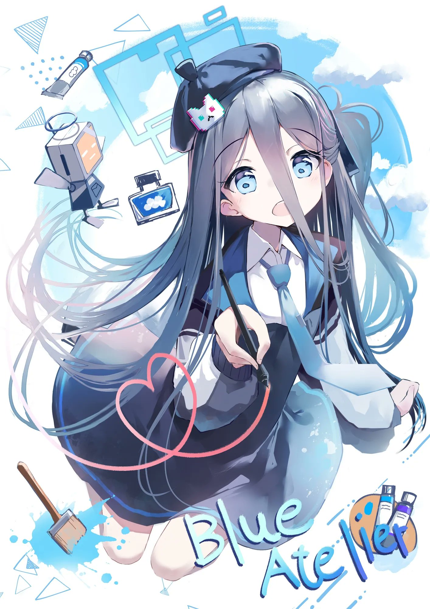 pixiv（픽시브）한국어 on Twitter: "이번에 소개드릴 작가님은 렝넌(@t_eruen)님입니다! ★동아리 홍보★ 아리스를 좋아하는 작가입니다. 파란색 일러스트를 ...