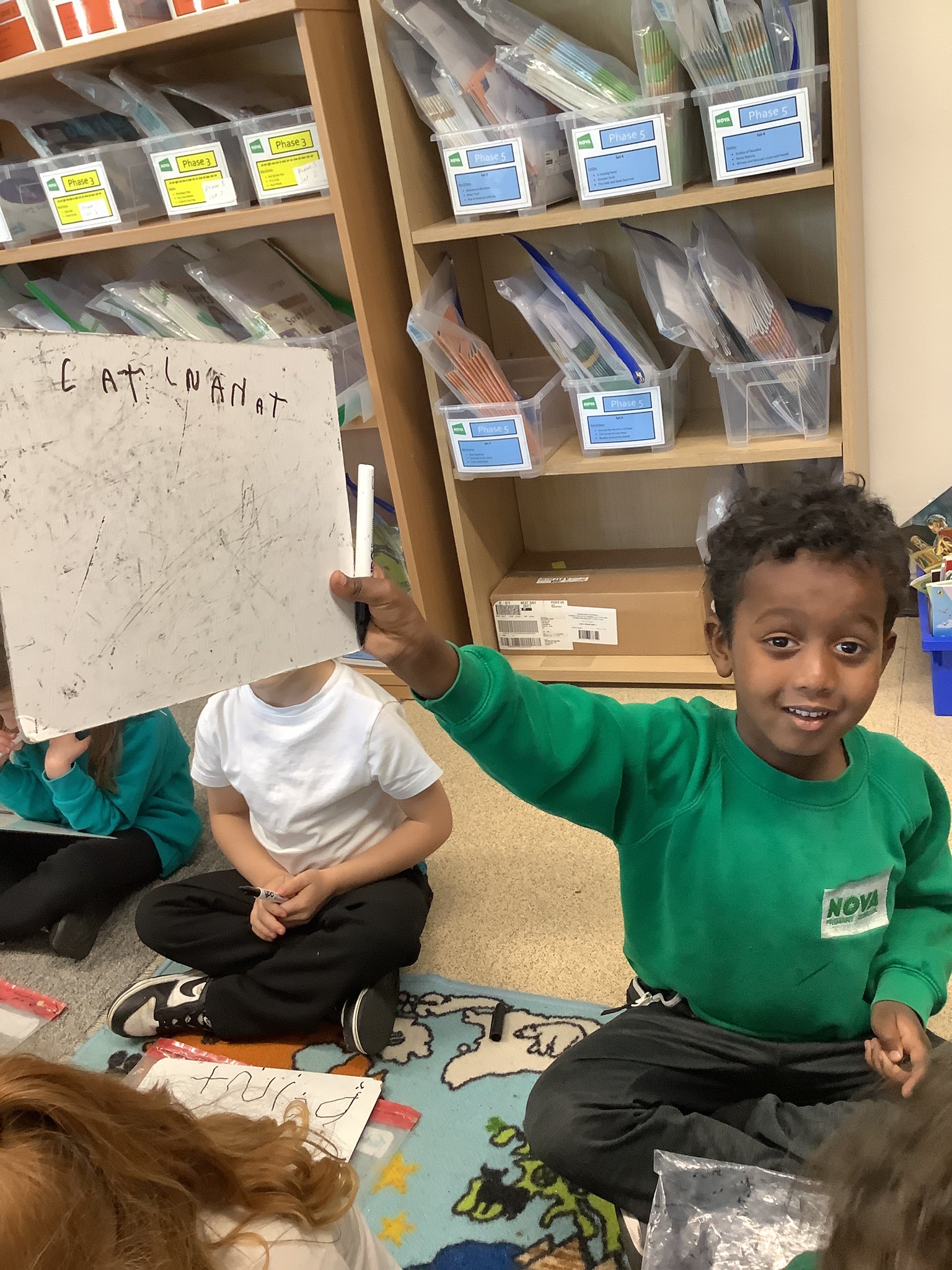 Nova Primary School on Twitter: "We have been working on including every sound in a word and our ...