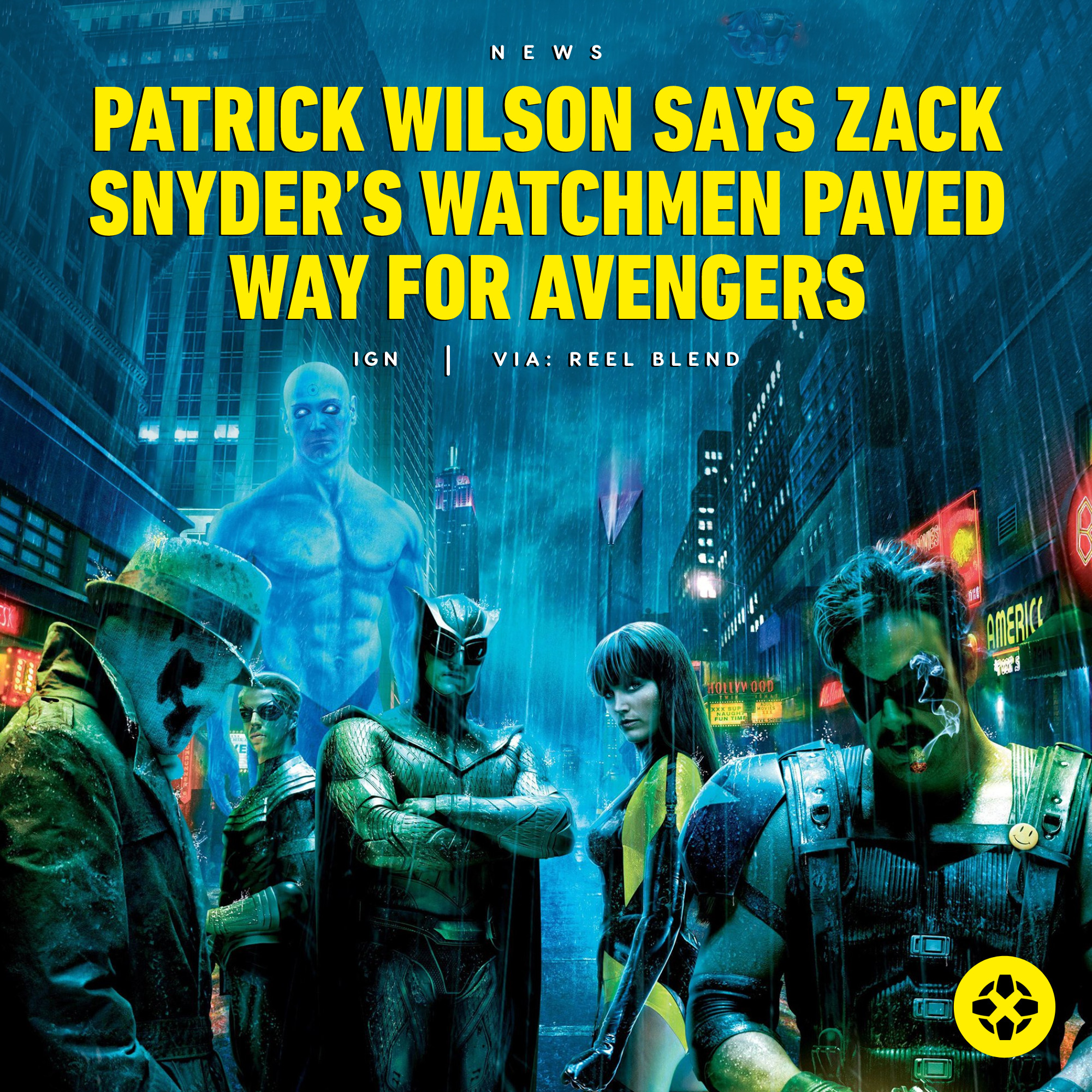 IGN on Twitter: "Watchmen star Patrick Wilson believes Zack Snyder's Watchmen was "ahead of the ...