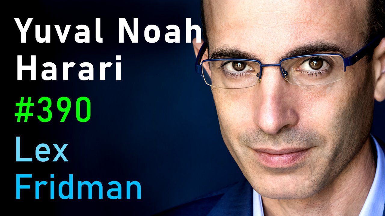 Lex Fridman on Twitter: "Here's my conversation with Yuval Noah Harari ...