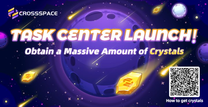 CrossSpace Official ⚛️ on Twitter: "🔈#CrossSpace Task Center Update! Connect your Social ...
