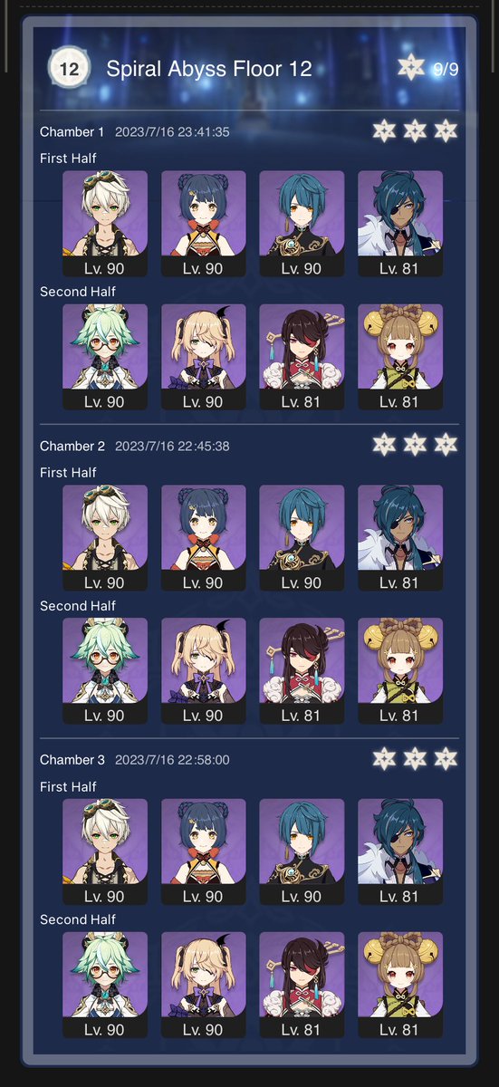 Jiooo: OPEN Joki Spiral Abyss! on Twitter: "3.8 Spiral Abyss B4 full team with b4 weapon floor ...