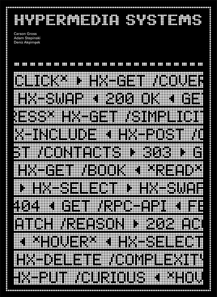 htmx.org / self-published author (same thing) on Twitter: "it is with great exhaustion that I ...