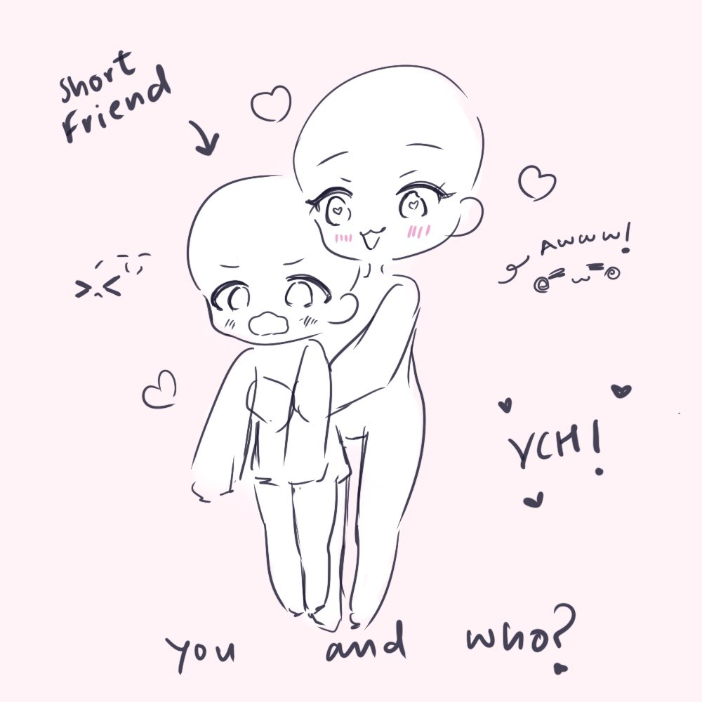 Anime Chibi Couple Base