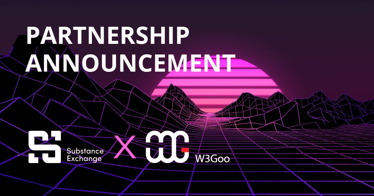 SubstanceX (💙🌋🧡) on Twitter: "📢 Exciting News! 🚀 Introducing Substance Exchange and W3Goo - The ...