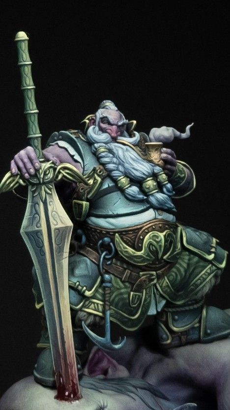 Coronel Kurtz on Twitter: "Dwarf Giant Slayer pintada por Zturg"