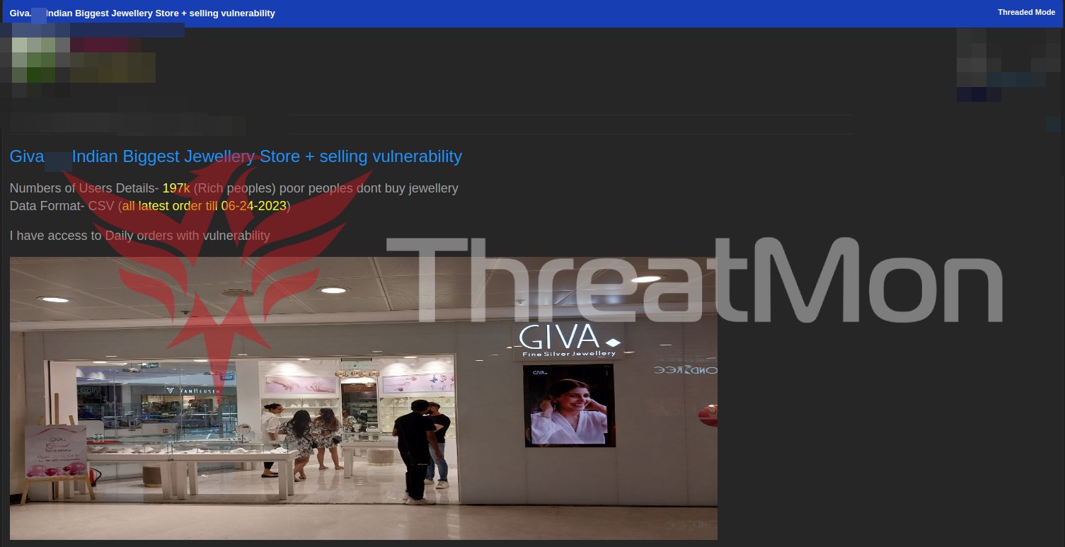 ThreatMon on Twitter: "According to #Darkweb #Forum activity detected by #ThreatMon Threat ...