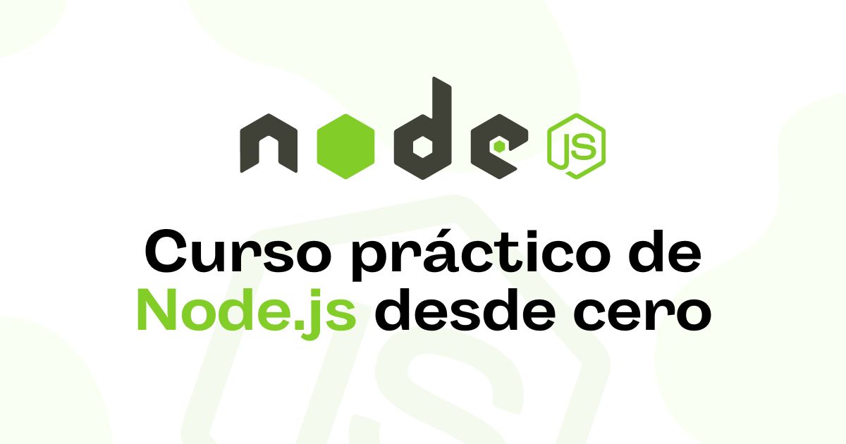 Miguel Ángel Durán on Twitter: "¡Te presento mi Curso de Node.js desde cero! 100% gratuito ...