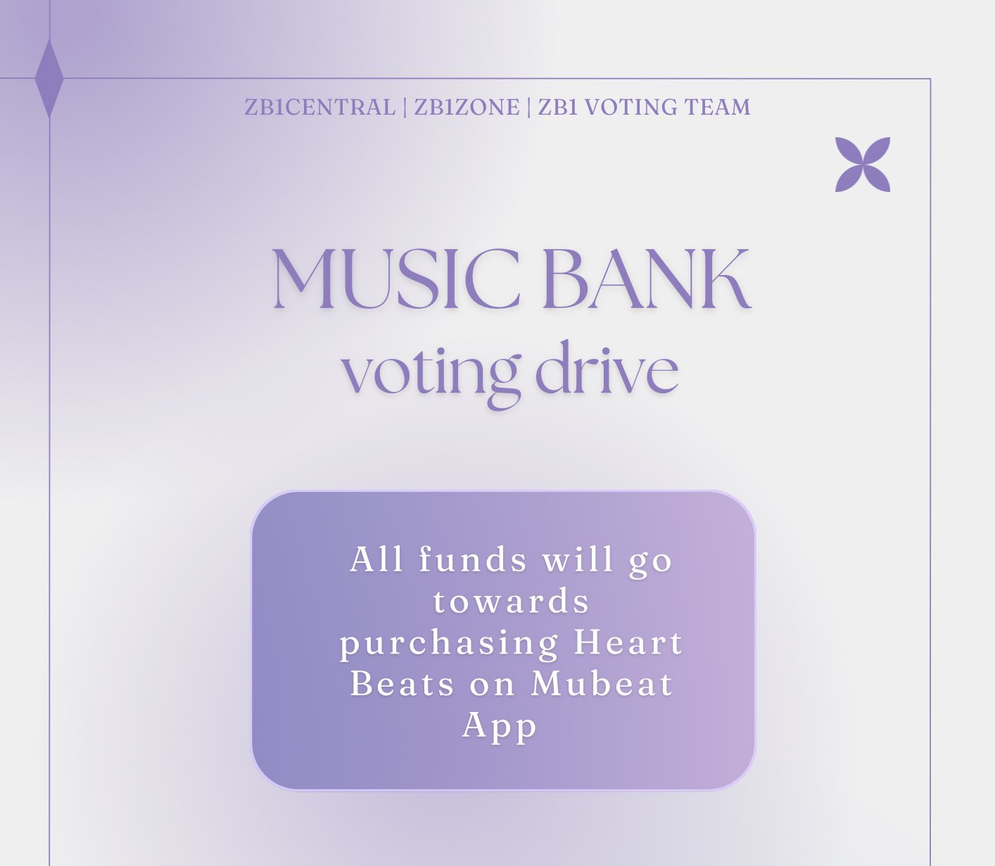 ZB1 VOTING TEAM on Twitter: "🗳️ — MUSIC BANK DONATION DRIVE Calling all Ze_roses! Our gap for ...