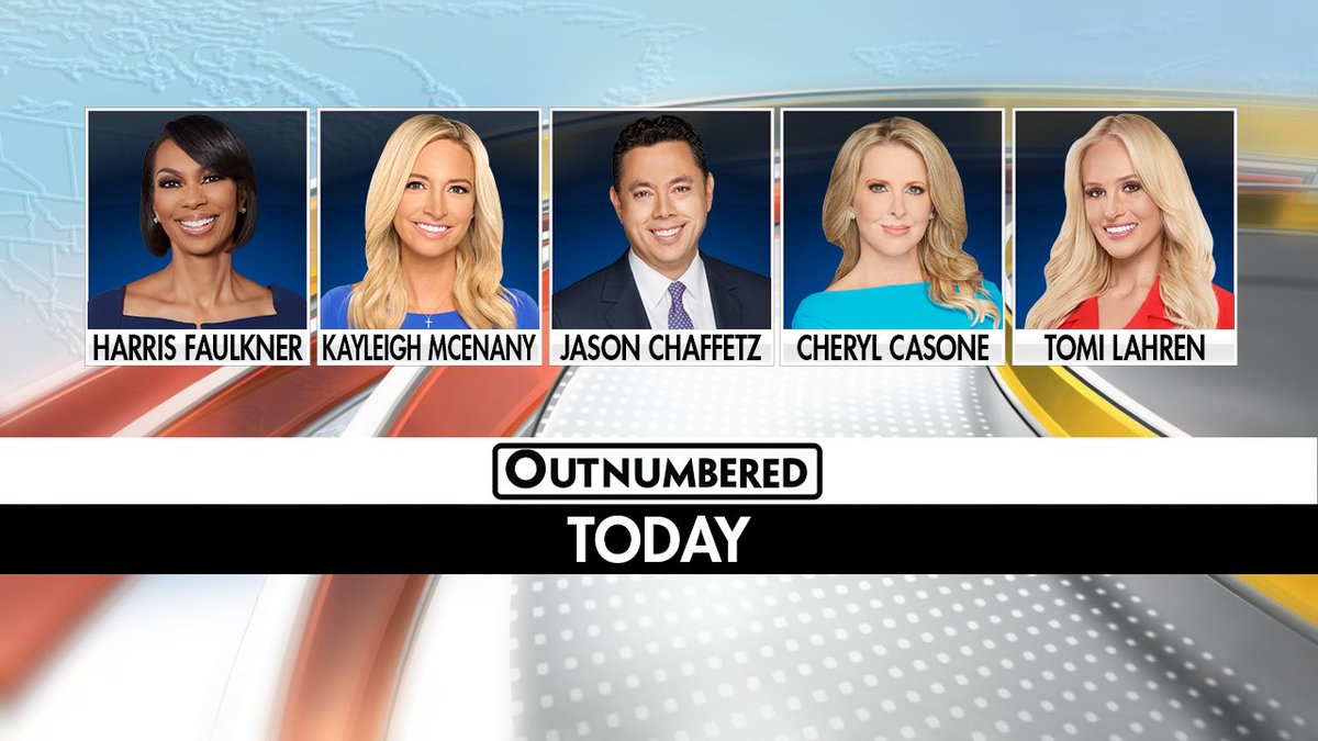 Outnumbered on Twitter: "TODAY ON OUTNUMBERED: @HARRISFAULKNER @kayleighmcenany @cherylcasone ...