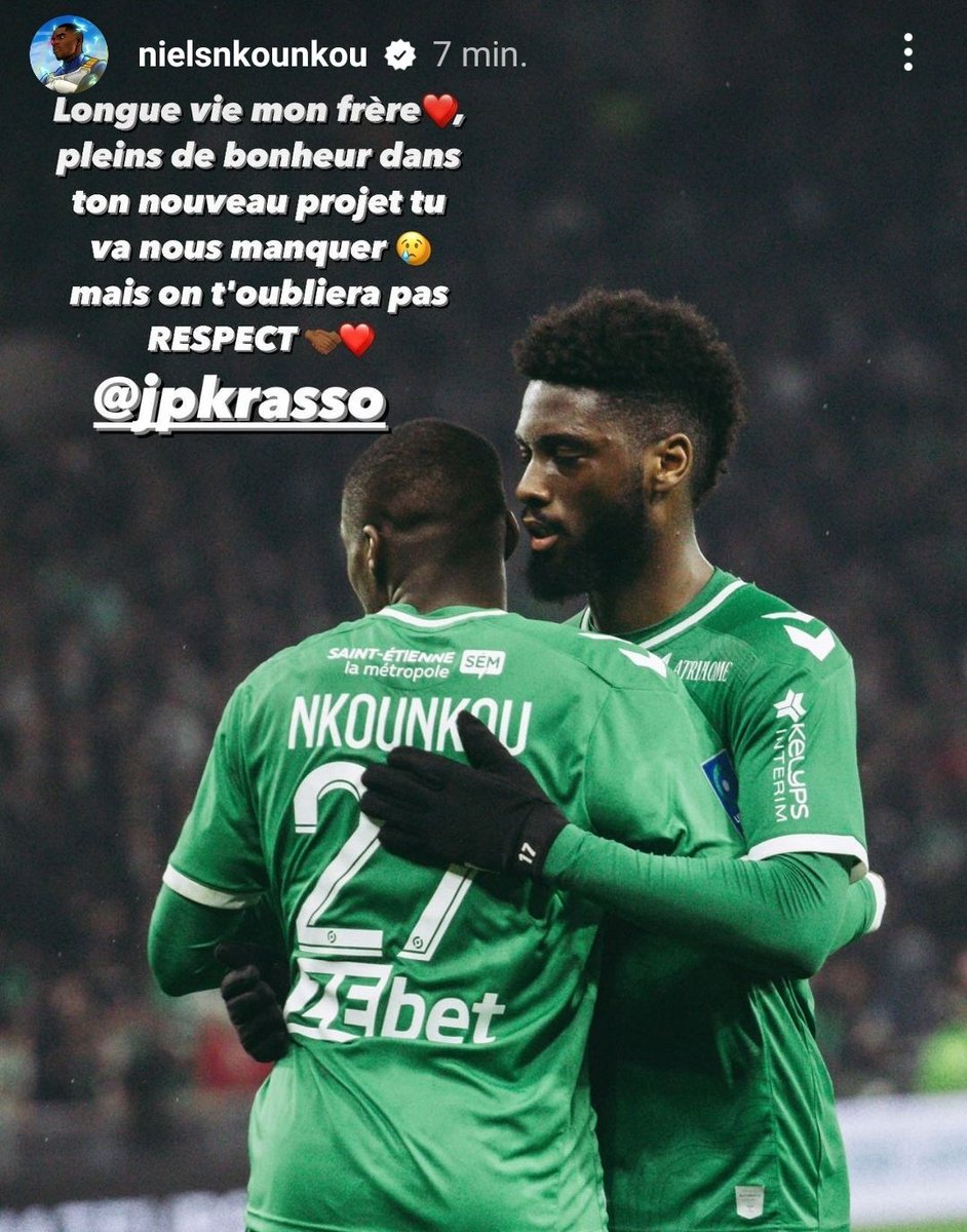 Actu Sainté On Twitter 📲 Niels Nkounkou En Story Instagram « Longue