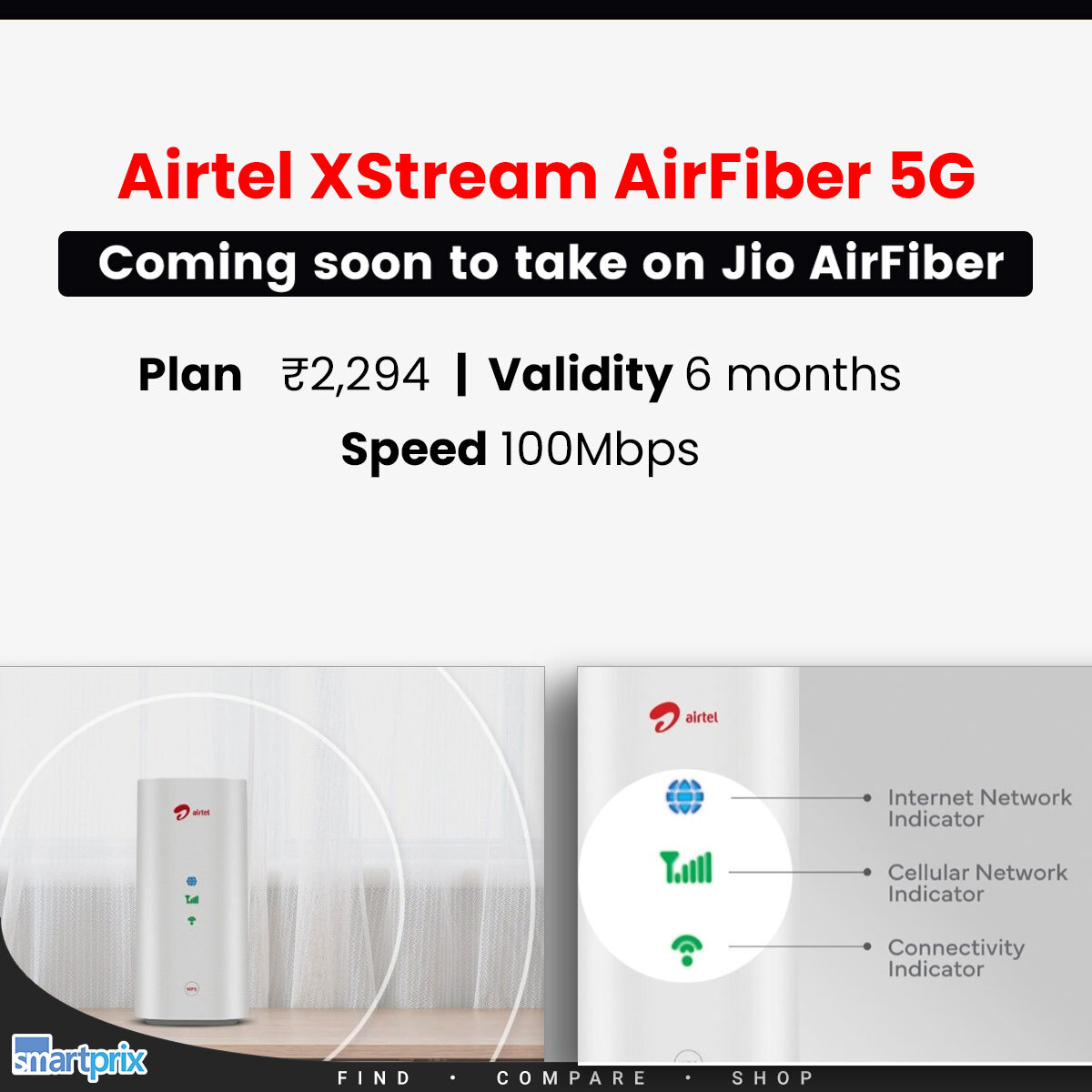 Smartprix On Twitter Airtel Xstream Airfiber 5g Is Coming Soon To