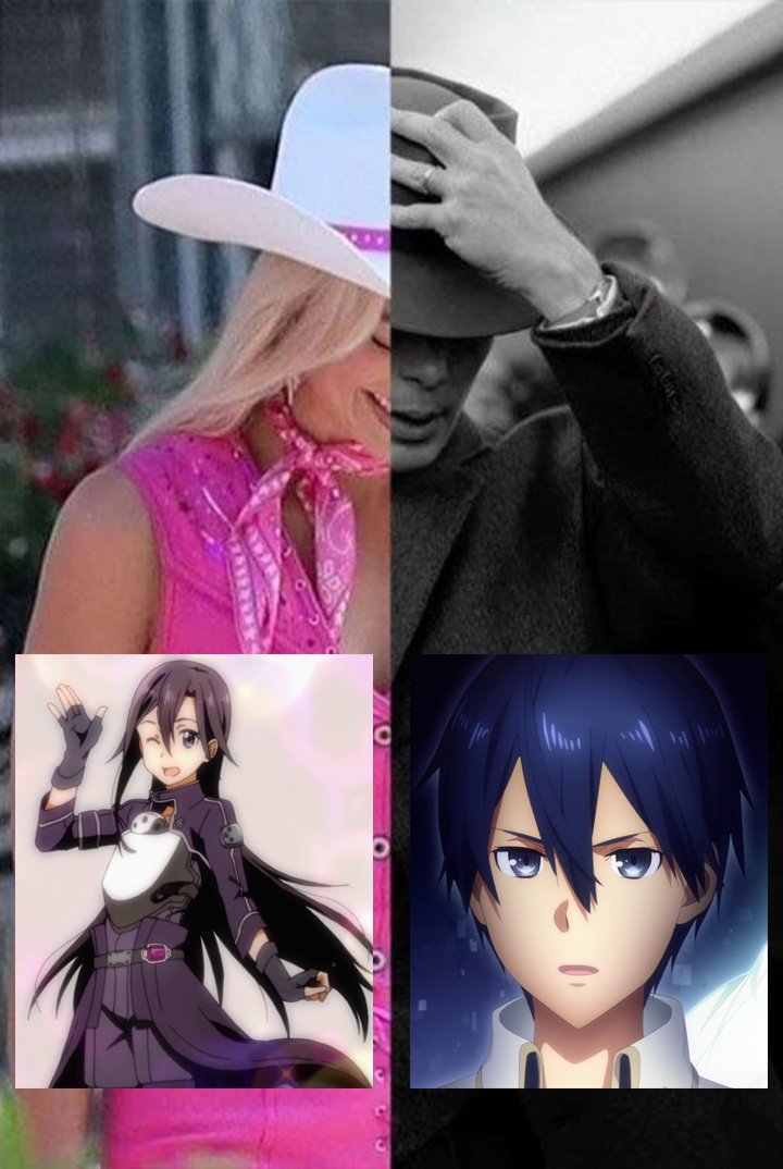 Azure on Twitter: "That Barbenheimer meme but SAO ver."