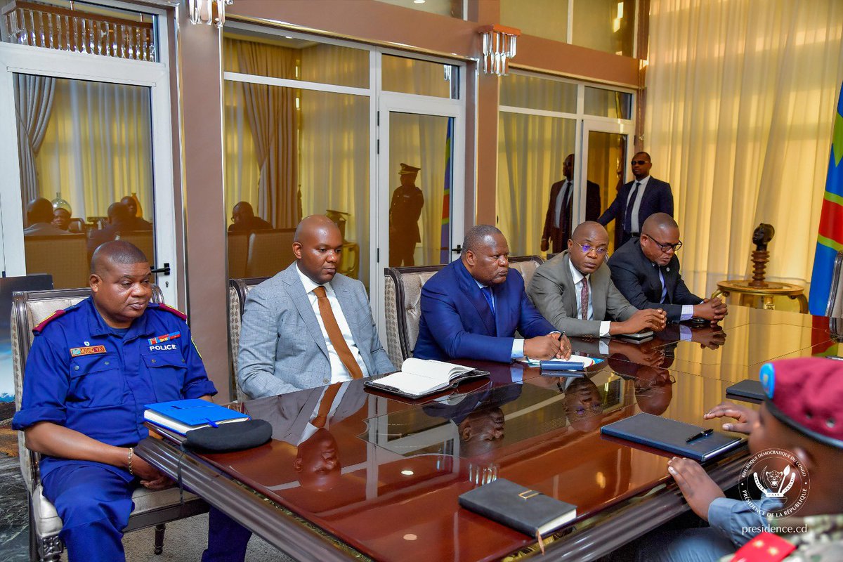 Présidence RDC 🇨🇩 on Twitter: "#RDC 17.07.2023|#CitéUA Le Chef de l'État a présidé une réunion ...