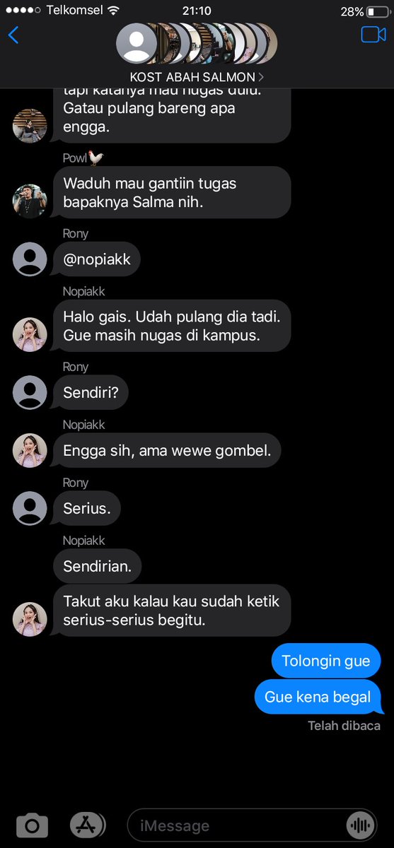 Abah Salmon on Twitter: "- Tolongin gue ...."