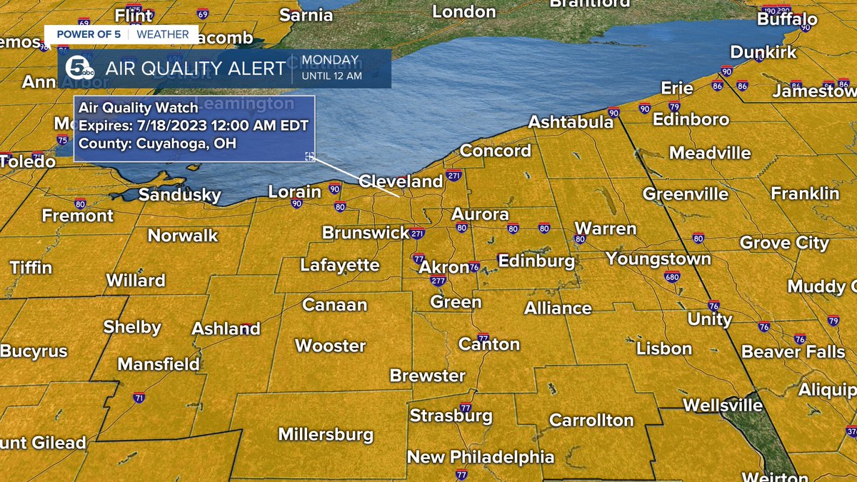 Phil Sakal On Twitter Smoky And Stormy Across Ne Ohio This Afternoon