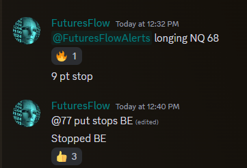 FuturesFlow on Twitter: "Somehow missed my long setup at 10:15 that ran 70pts Took long at 12pm ...