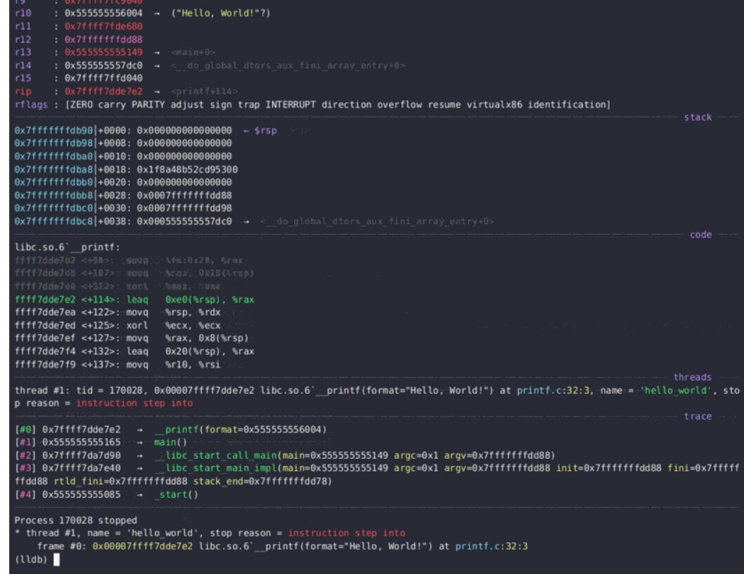 Dreg on Twitter: "A GDB #GEF for LLDB (x86_64 & aarch64) https://foundryzero.co.uk/2023/07/13 ...