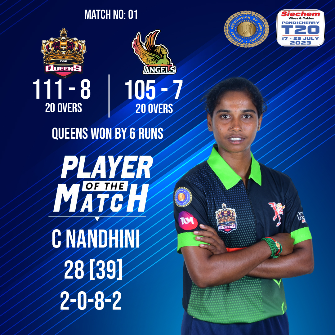 Cricket Association of Pondicherry on Twitter: "Siechem Pondicherry Women's T20 Tournament 2023 ...