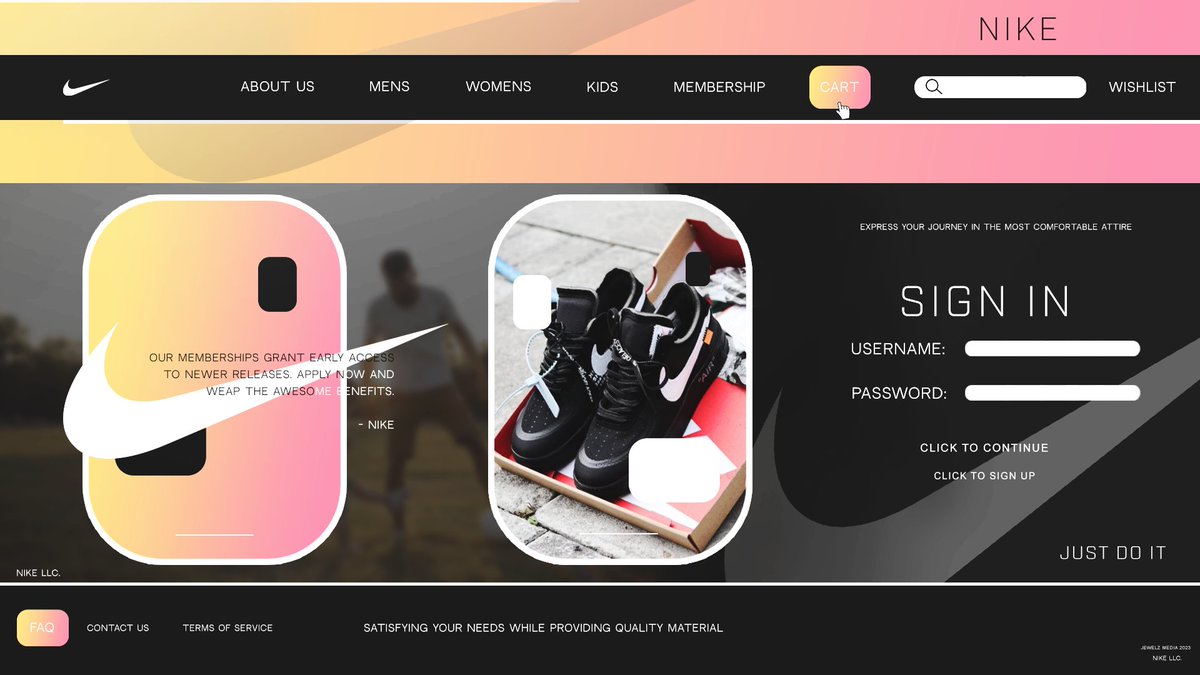 Jewelz on Twitter: "NIKE - UI "Spring Time" User-Interface concept for NIKE. Graphic Design"