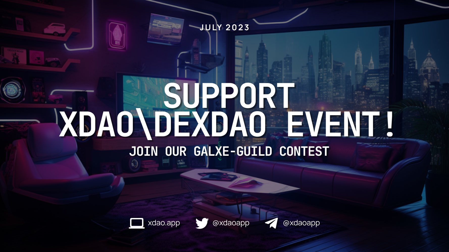 XDAO on Twitter: "🔮 Join our Galxe-Guild Suppoter XDAO\DEXDAO event! As we promised last week ...