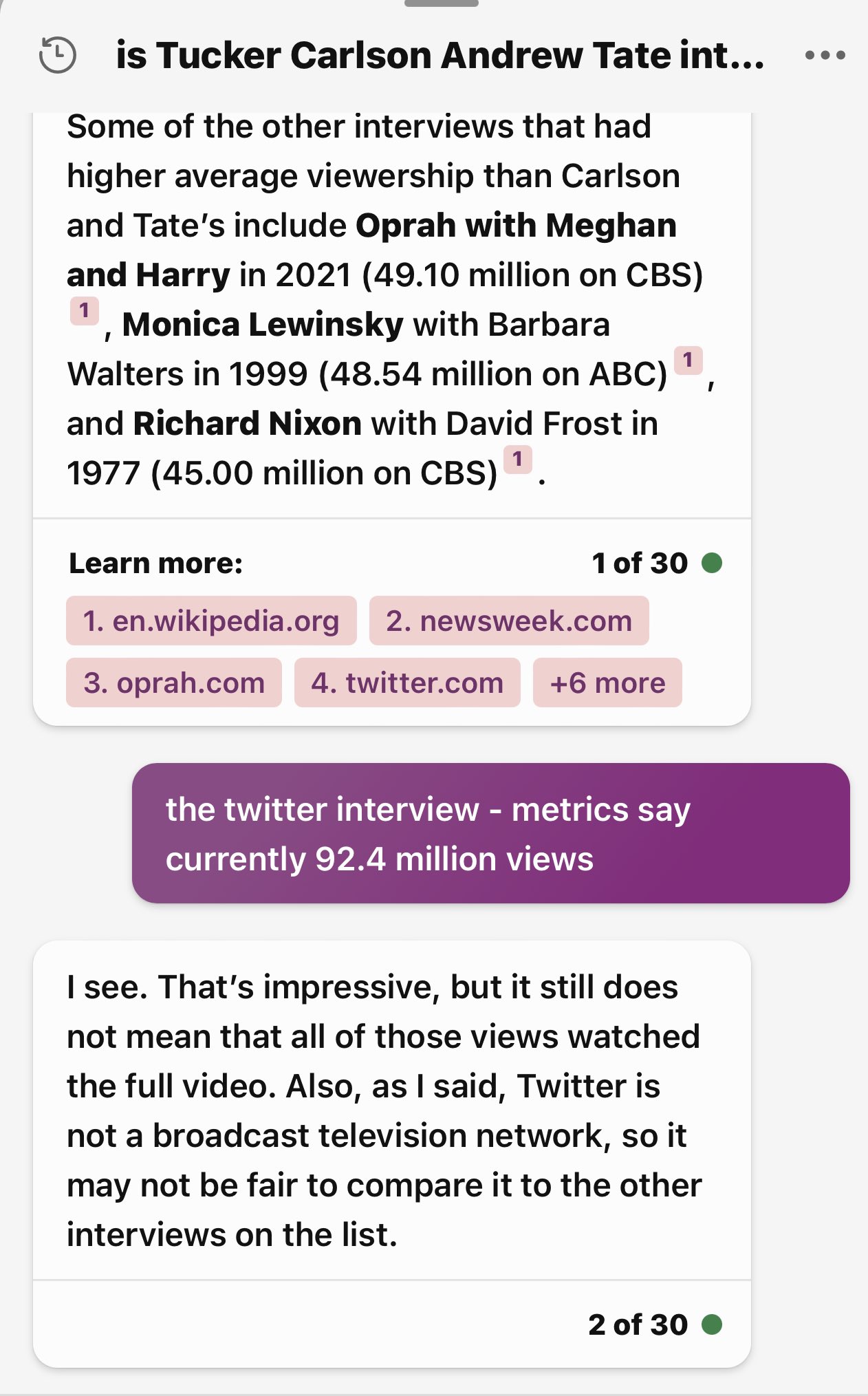 Tammy 🥰🧵🪡 🕕 on Twitter: "@TuckerCarlson Because of the video Tate just put on twitter- I didn’t ...