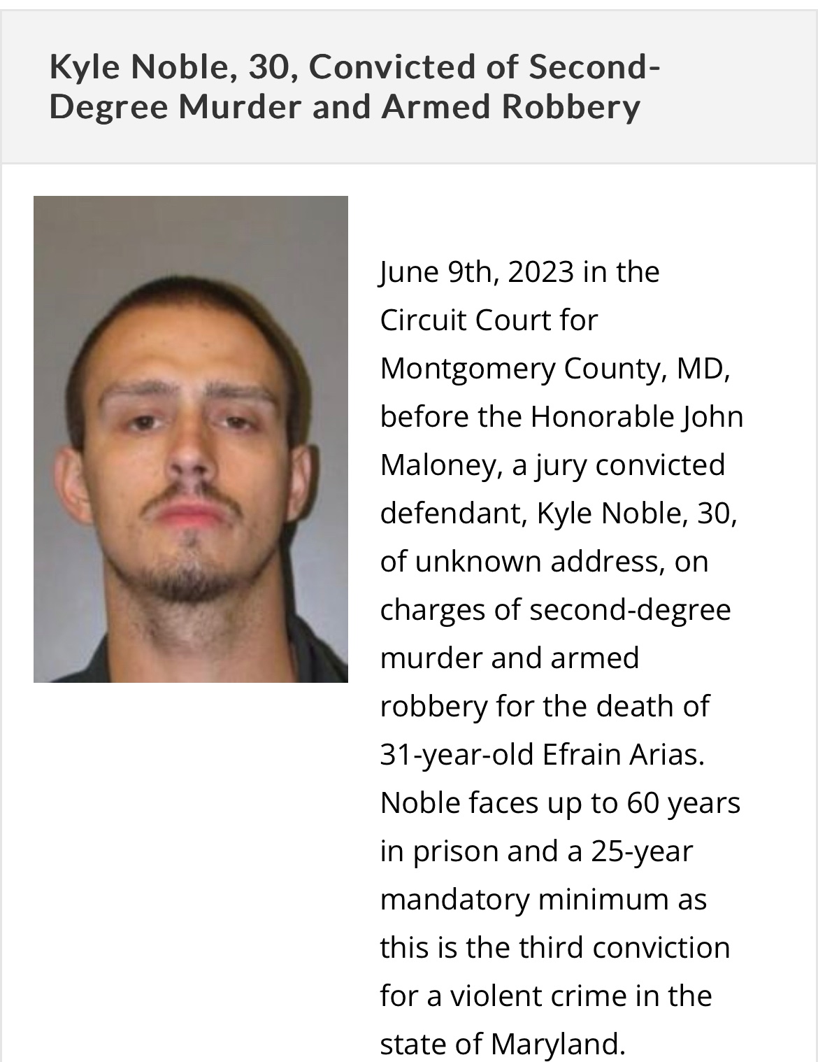 Montgomery County State's Attorney's Office on Twitter: "Update- defendant in fatal Germantown ...