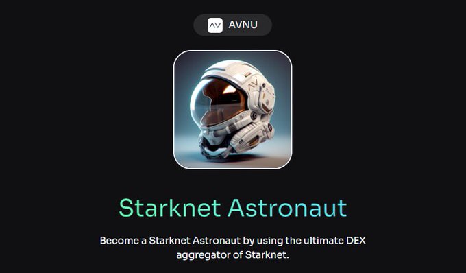 Airdrop Vault on Twitter: "💥Starknet ID Quest 5 - Starknet Avnaut Helmet NFT StarkNet raised ...