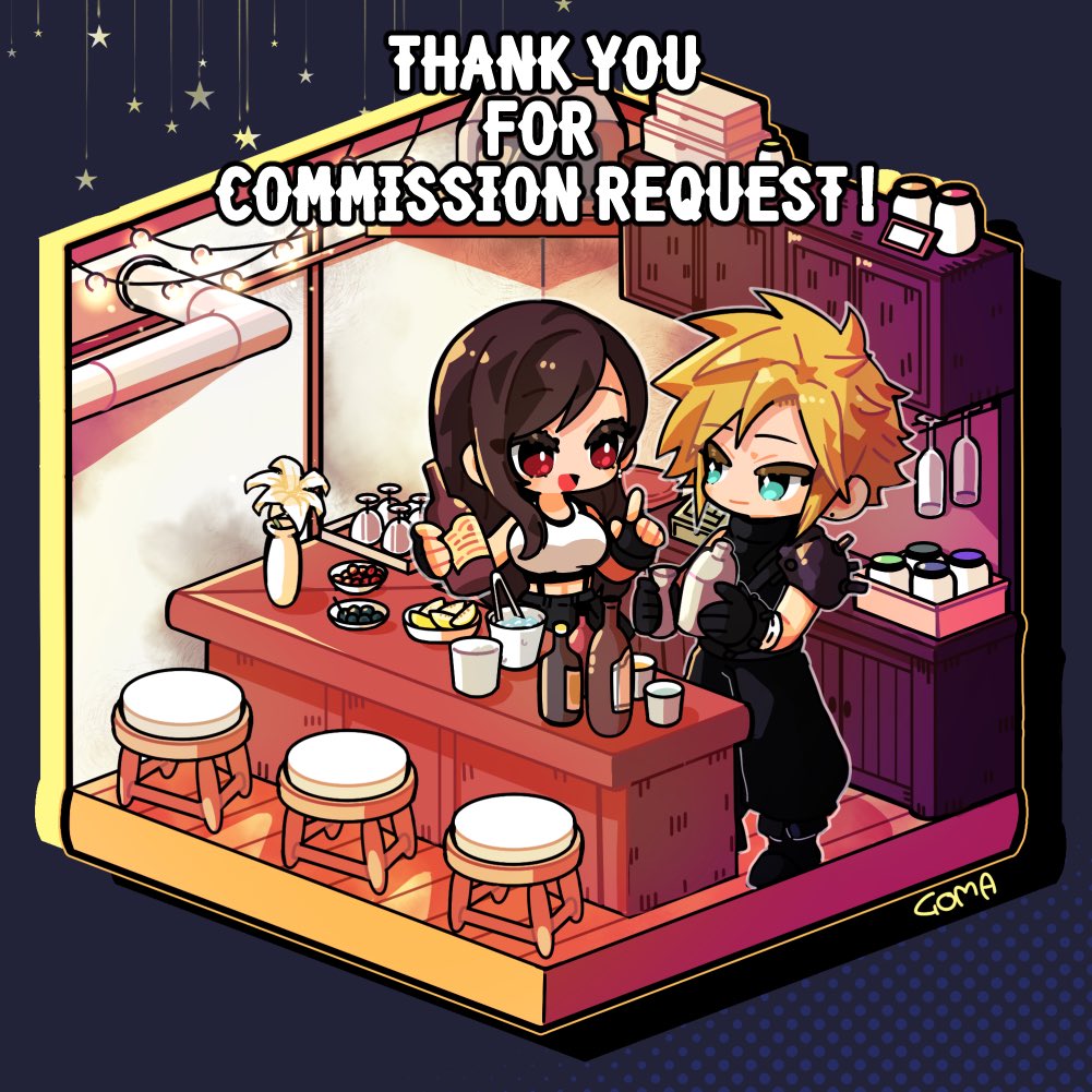 GOMA commission open on Twitter: "Mini room commission🏠 ️ Thank you for the request!"