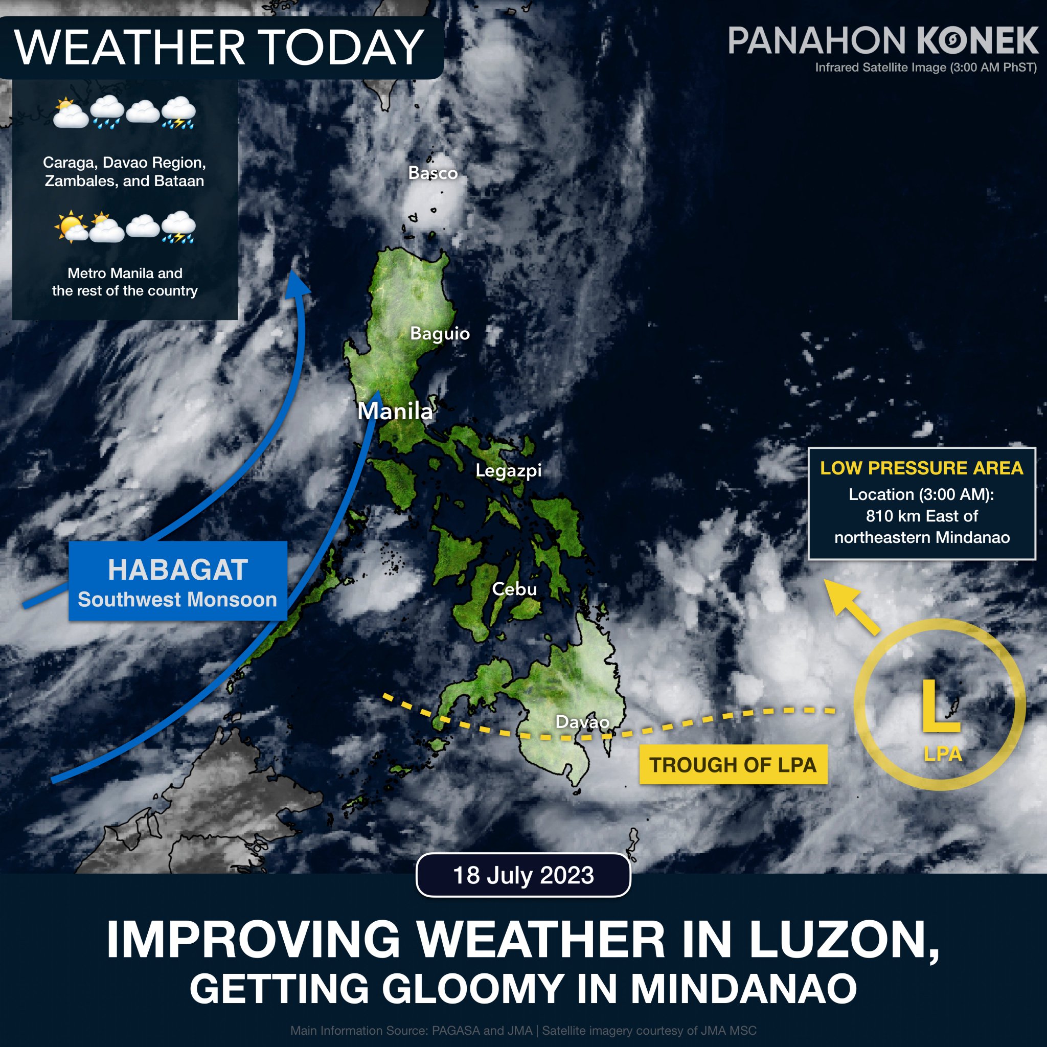 ScienceKonek on Twitter: "WEATHER TODAY | Mas magiging maaliwalas na ang panahon sa malaking ...