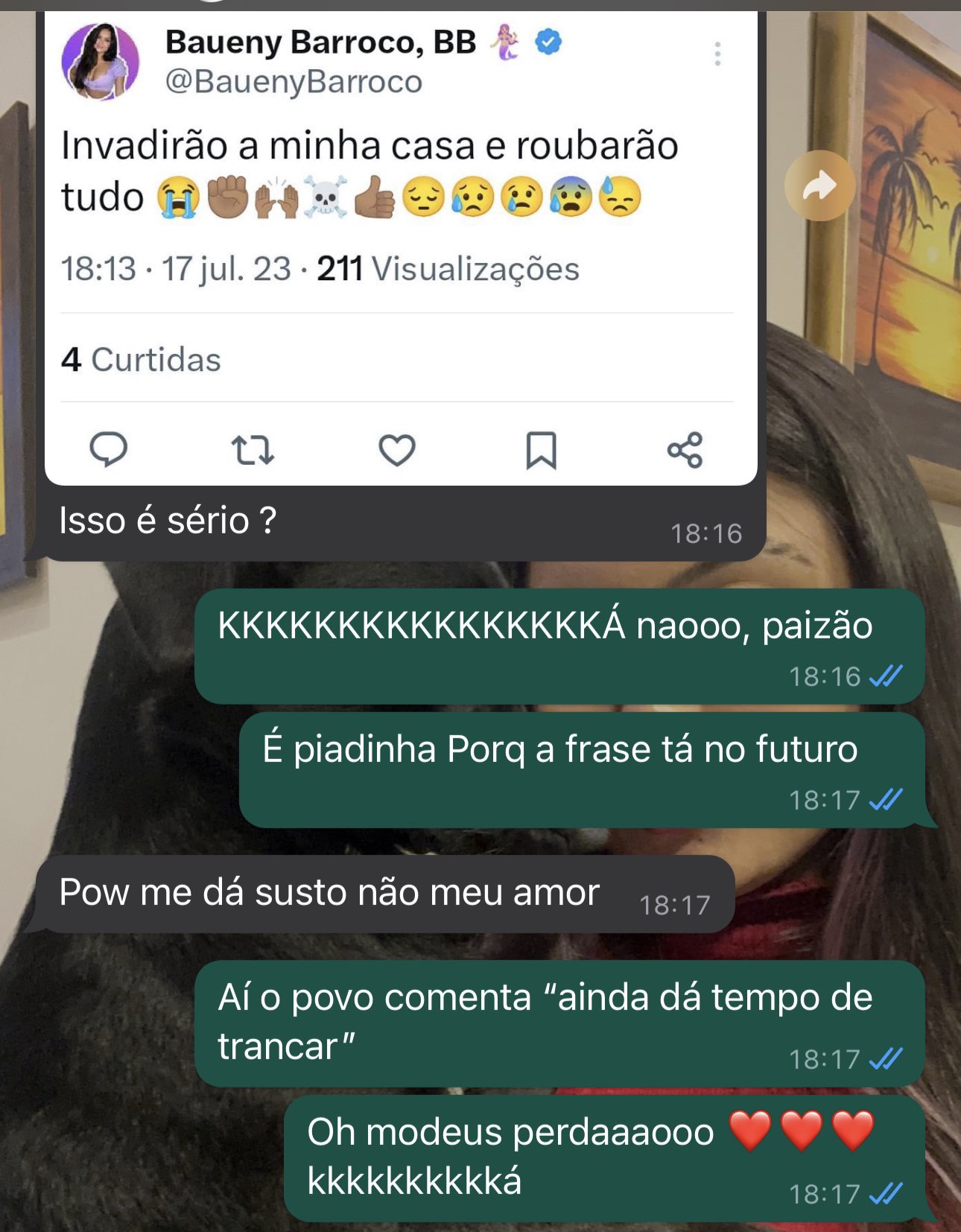 Baueny Barroco, BB 🧜🏼‍♀️ on Twitter: "Errei, fui mlk 😔 https://t.co/hS4kAxdRvs" / Twitter