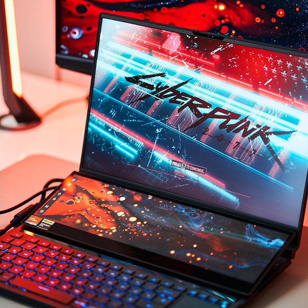 ROG North America on Twitter: "Jump head first into a colorful cyberpunk world with the Zephyrus ...