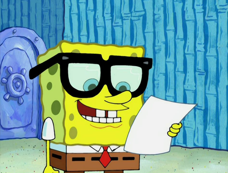 Spongebob Nerd Glasses