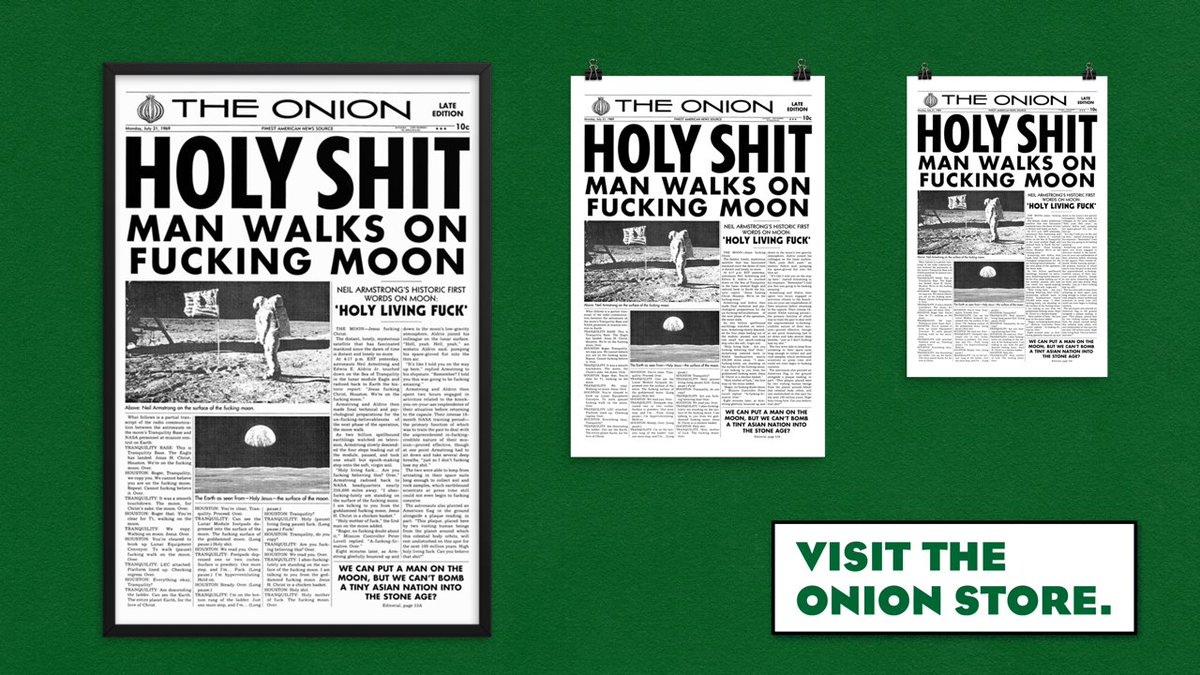 The Onion on Twitter: "All of our merchandise is made with love. And a good amount of spite ...