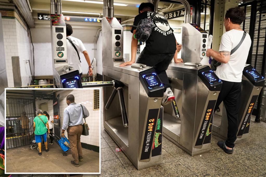 New York Post Metro on Twitter: "MTA tweaking turnstiles to crack down on straphangers who slip ...