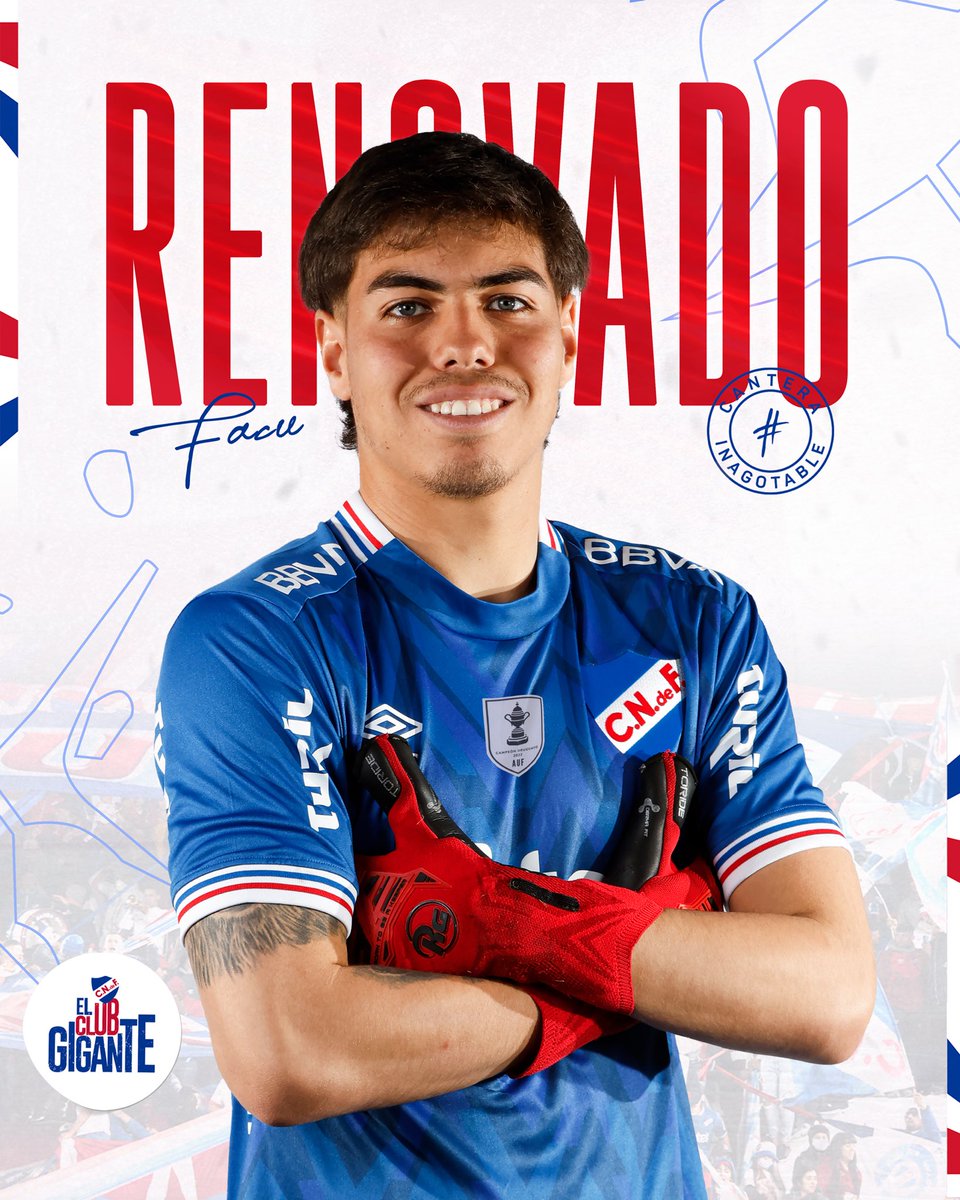Nacional on Twitter: "🧤🔥 Facundo Machado renovó su contrato y será jugador del Club Gigante ...