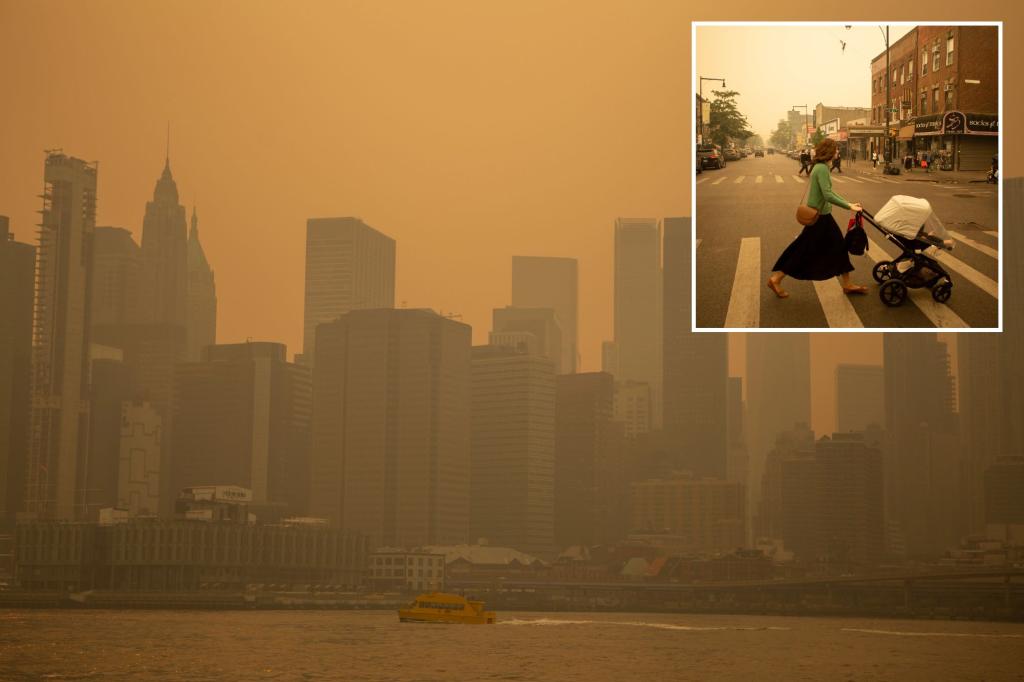 New York Post On Twitter Canadian Wildfire Smoke Returns To Northeast
