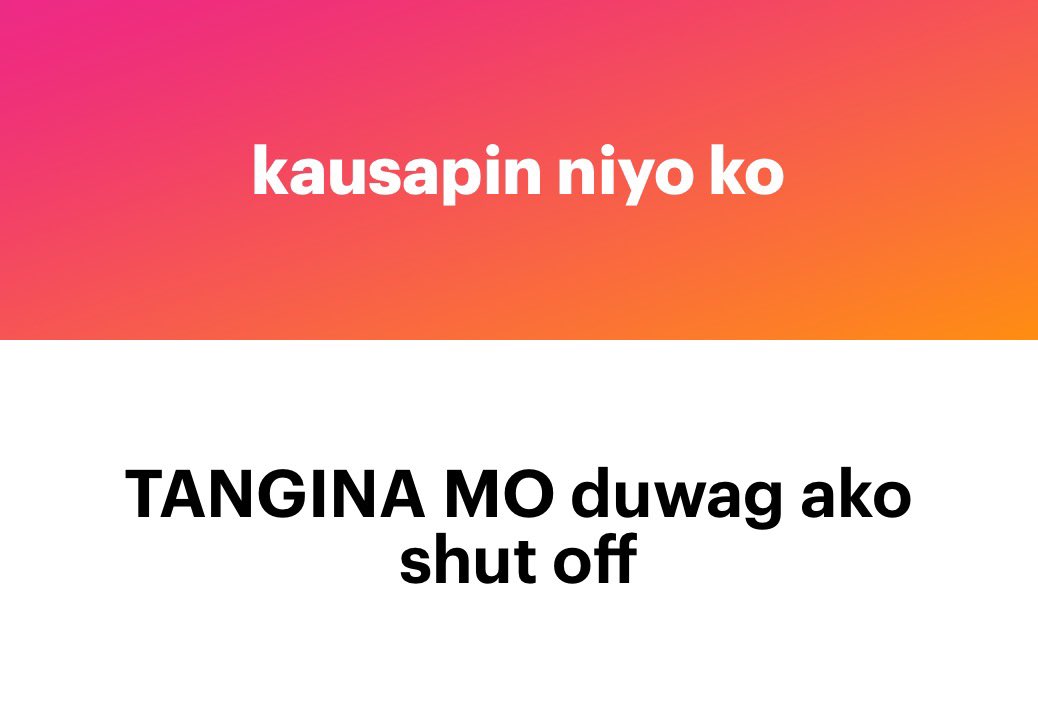 jian on Twitter: "- buti self aware ka - ok lang - og moot fr!! dati gm/gn mutual lang rin pero ...