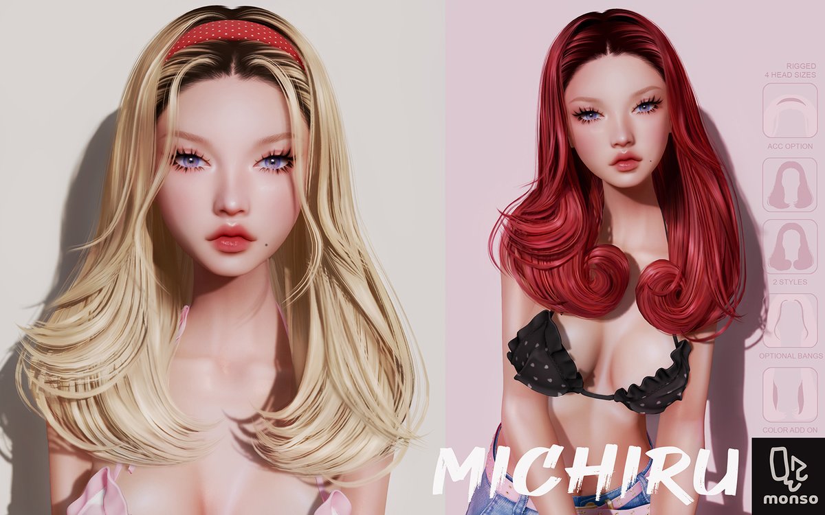 monso on Twitter: "c-curl medium hair with band @ treschic https://flic.kr/p/2oQbDm4 ️ # ...