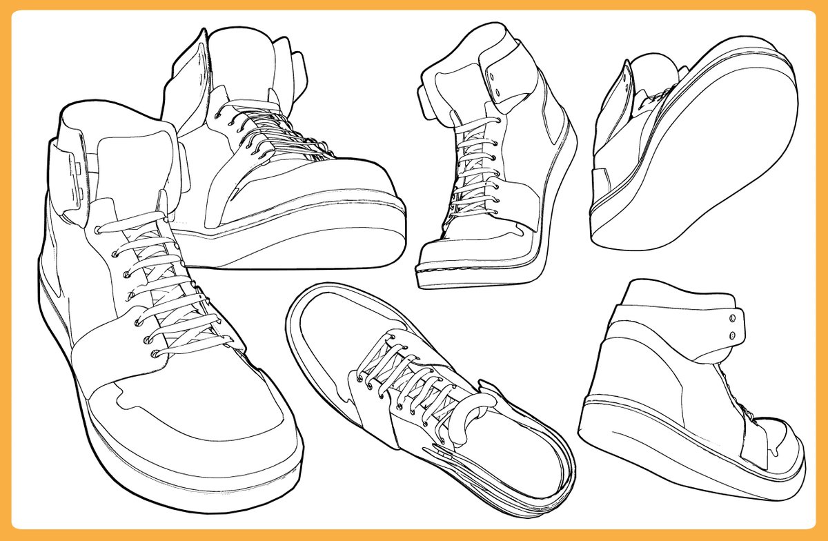 torikoya on Twitter: "バスケットボールシューズを公開しました！ ↓CLIP STUDIO https://assets.clip-studio.com/ja-jp ...