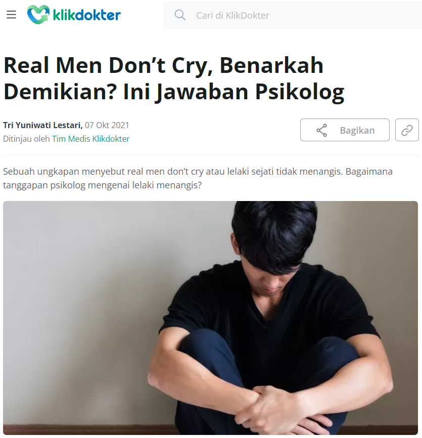 KlikDokter on Twitter: "selengkapnya 👇 https://klikdokter.com/psikologi/kesehatan-mental/real ...