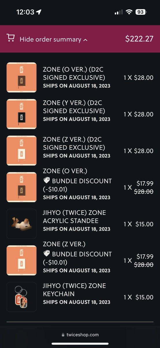 Always READY TO BE with TWICE. Thank you TWICE! on Twitter: "ORDER IN! signed albums on ...