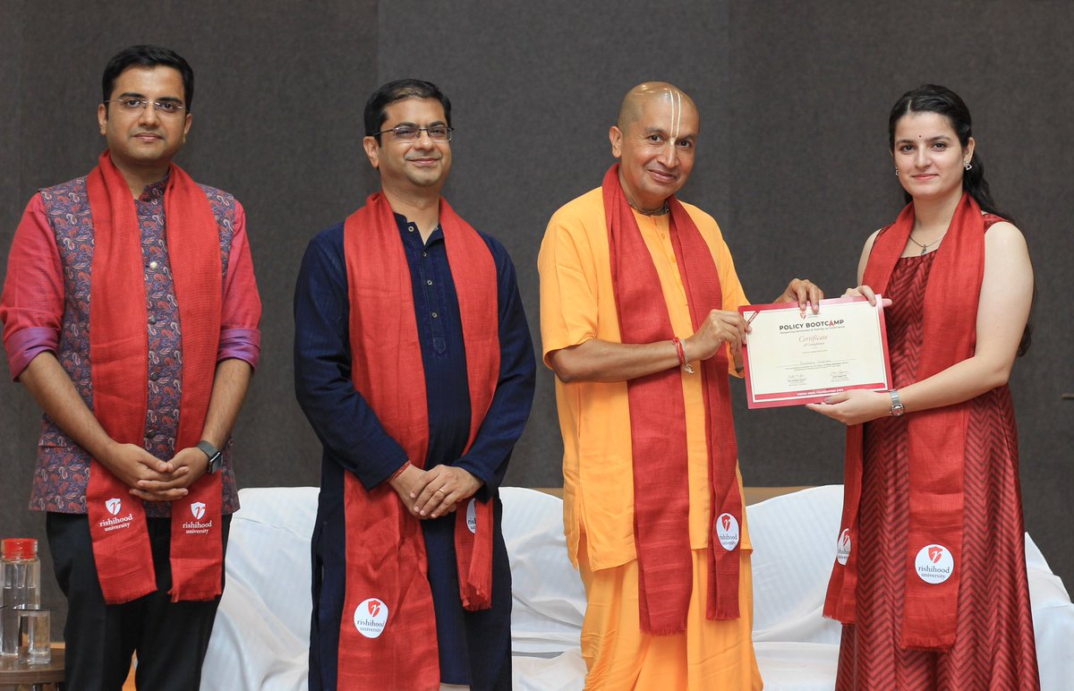 Rishihood University on Twitter: "We are thrilled to announce that @GaurangaDas Prabhu has ...