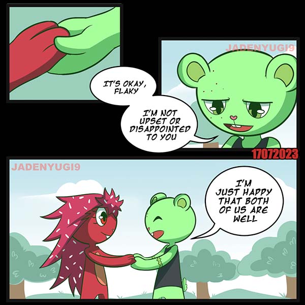 Happy Tree Friends Flippy And Flaky Comic
