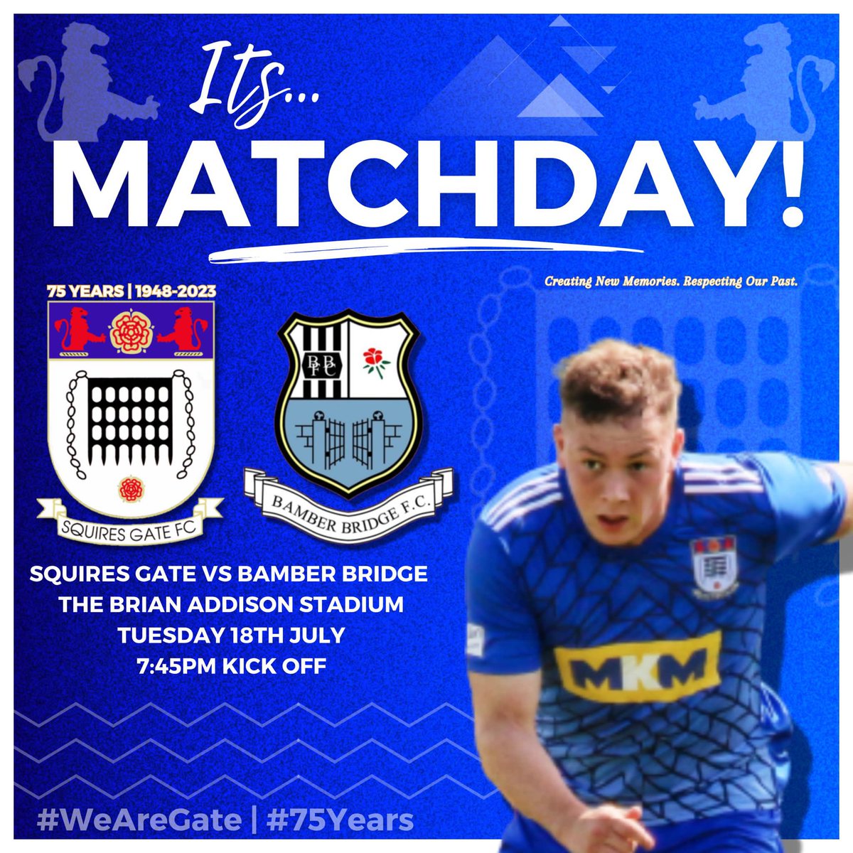Squires Gate FC on Twitter: "🥁 𝑰𝒕’𝒔…𝗠𝗔𝗧𝗖𝗛𝗗𝗔𝗬! 🆚 @BamberBridgeFC 🏖️ Pre-Season Friendly 📍 The ...
