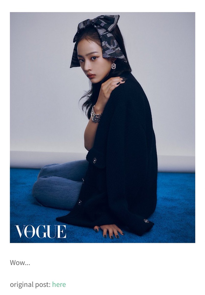 notpannchoa on Twitter: "[ notpannchoa ] NewJeans Minji's Chanel photoshoot for VOGUE https ...