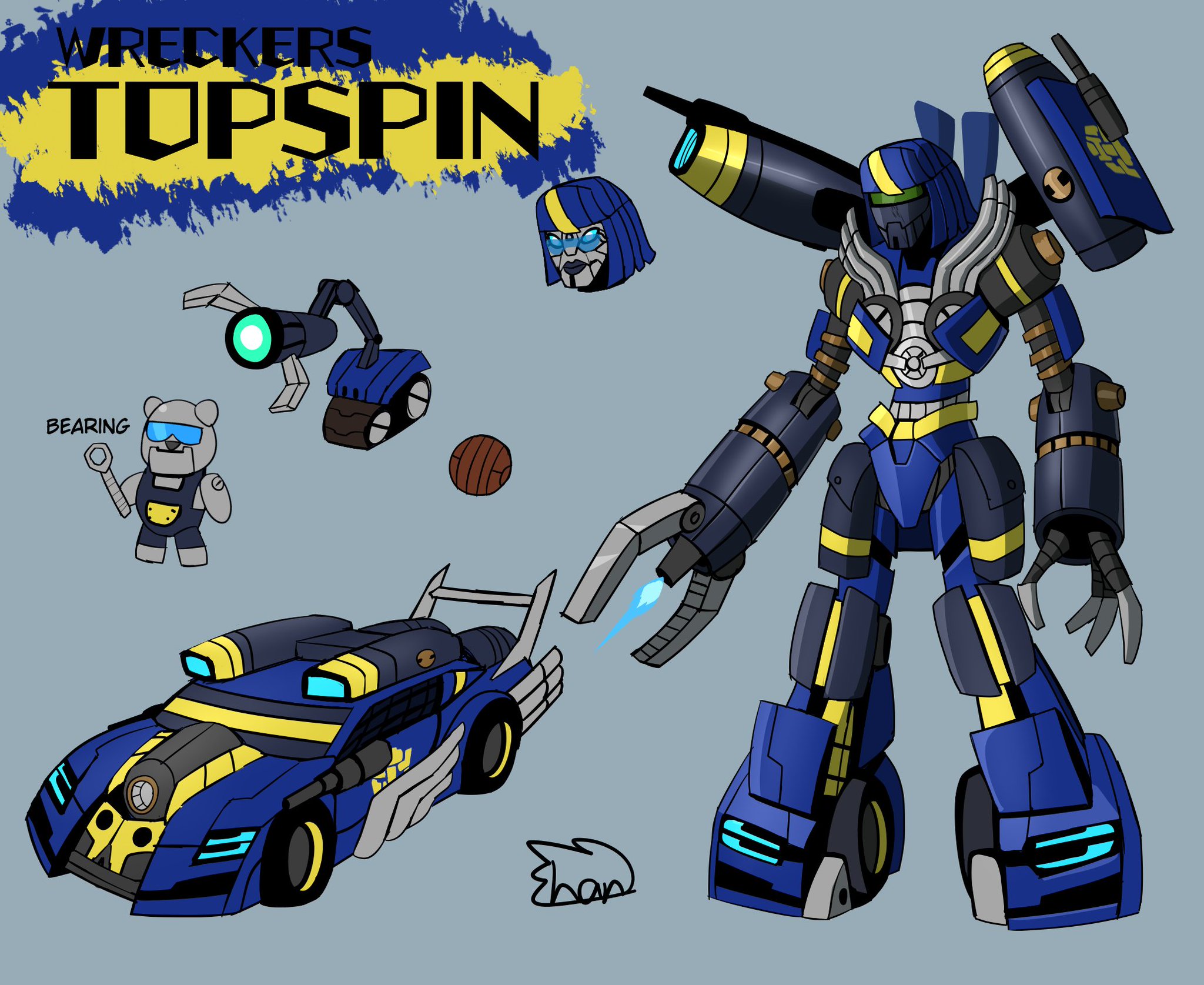 Transformers Wreckers Topspin