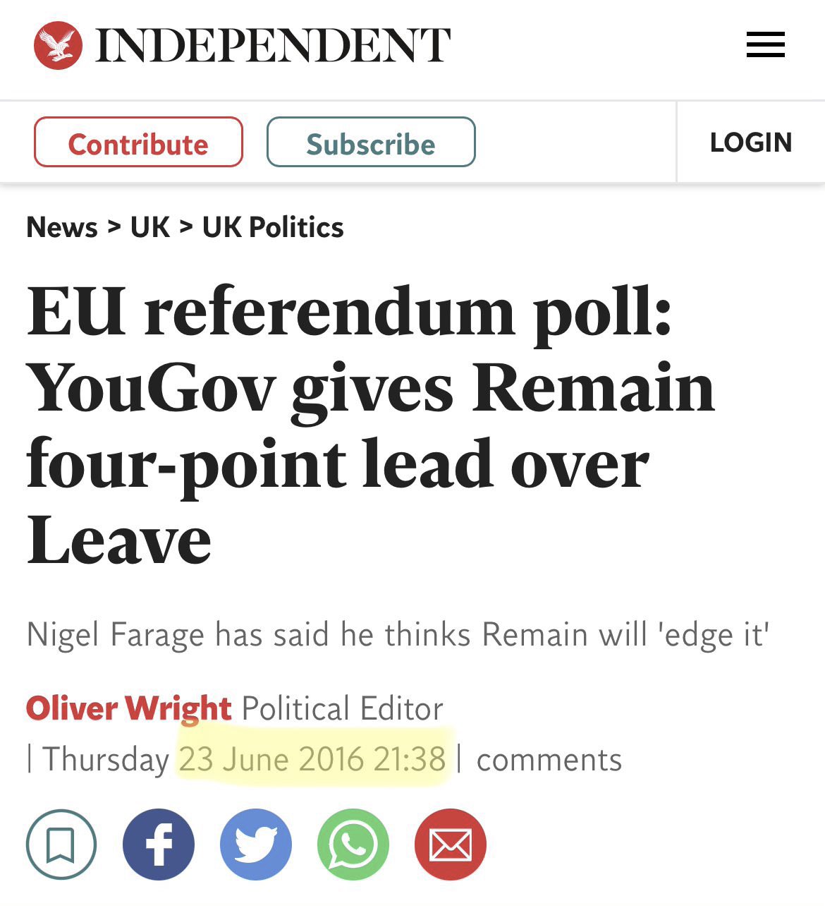 Mystery 🇬🇧 on Twitter: "@AlexTaylorNews YouGov? Let me tell you something about YouGov polls ...