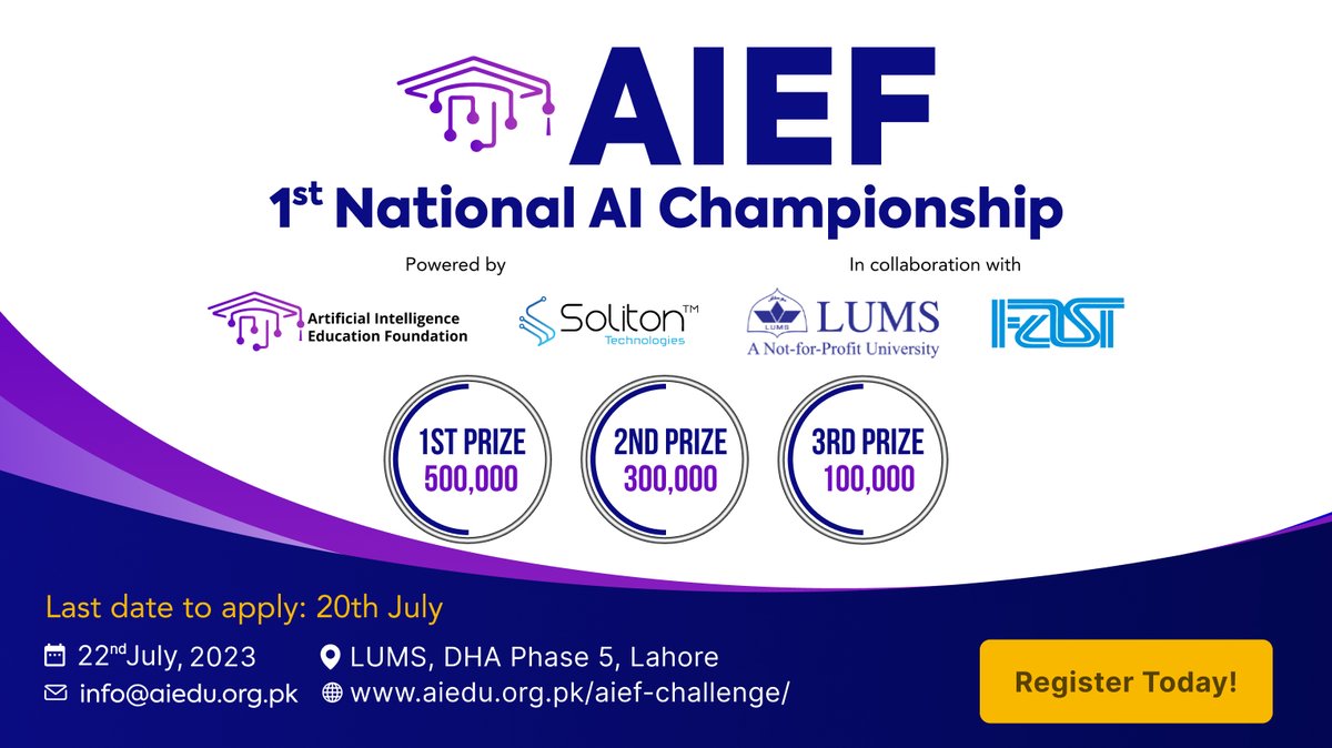 Artificial Intelligence Education Foundation AIeF on Twitter: "📢 Exciting News! 🚀 The ...
