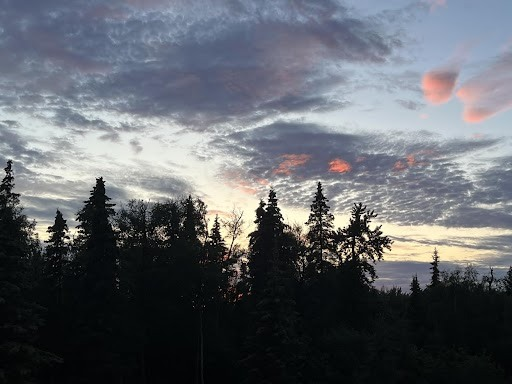 NWS Anchorage on Twitter: "This sunset keeps getting better and better! 🙂"